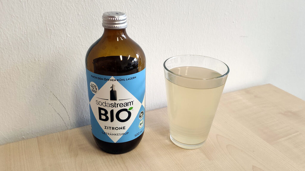 SodaStream Bio Zitrone Sirup: Wie gut schmeckt der Sirup? SodaStream Bio Zitrone Sirup: Wie gut schmeckt der Sirup?